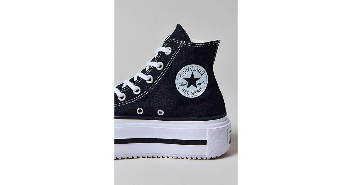 Converse Chuck Taylor All Star Lift Double Stack Sneaker in Blue | Lyst