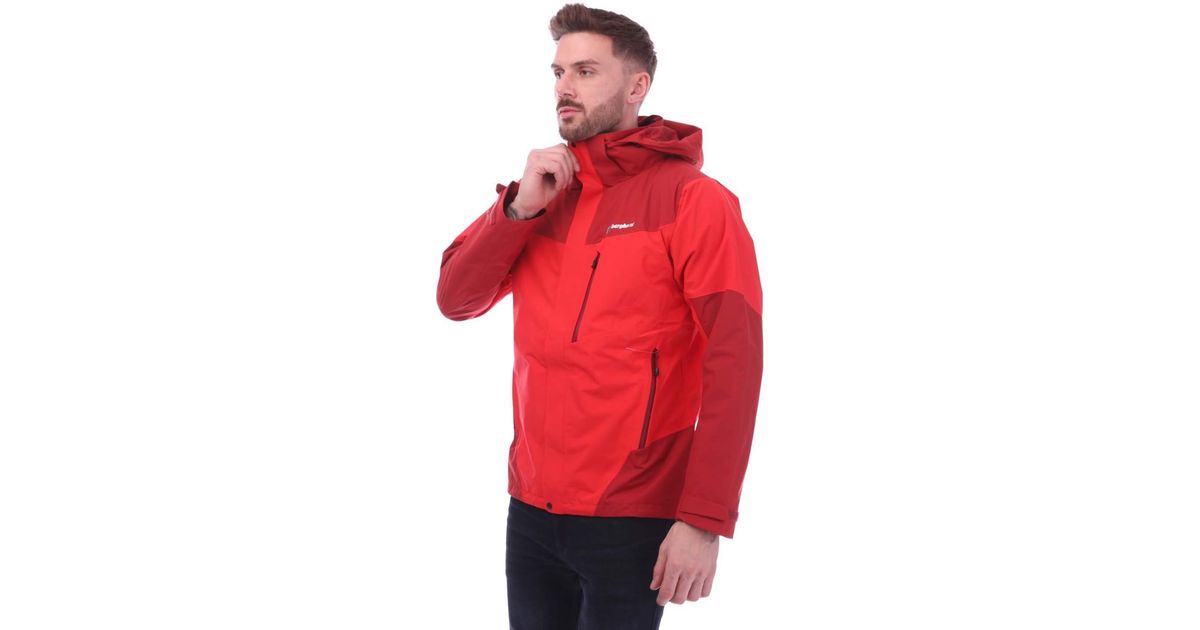Berghaus Arran Shell Jacket in Red for Men | Lyst UK
