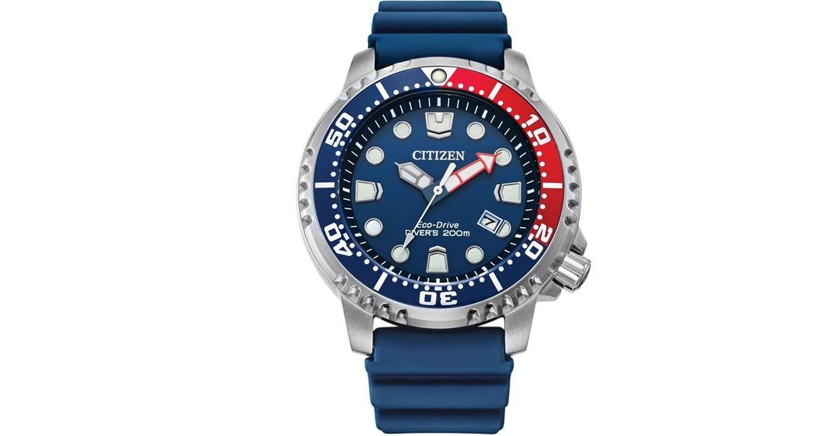 Citizen Eco-drive Promaster Wr200 Watch in Blue for Men | Lyst UK