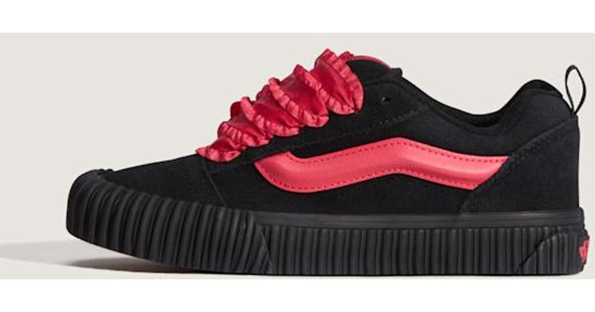 Vans Knu Skool Creeper Shoe in Red for Men | Lyst UK