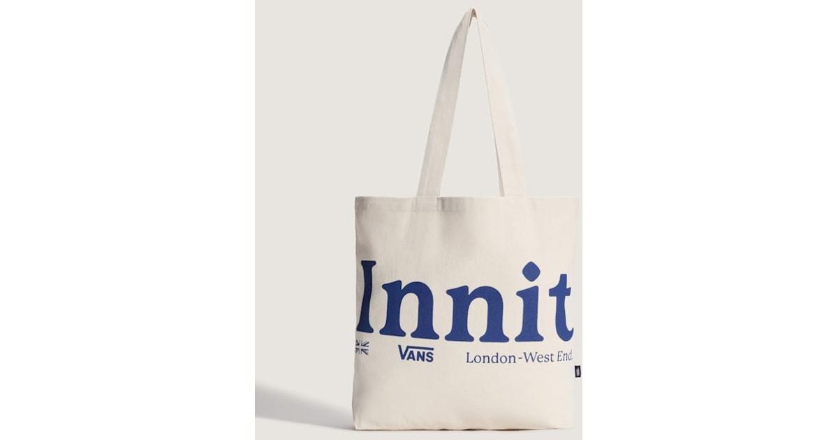 Vans Innit Box Logo Tote Bag in Blue for Men | Lyst UK