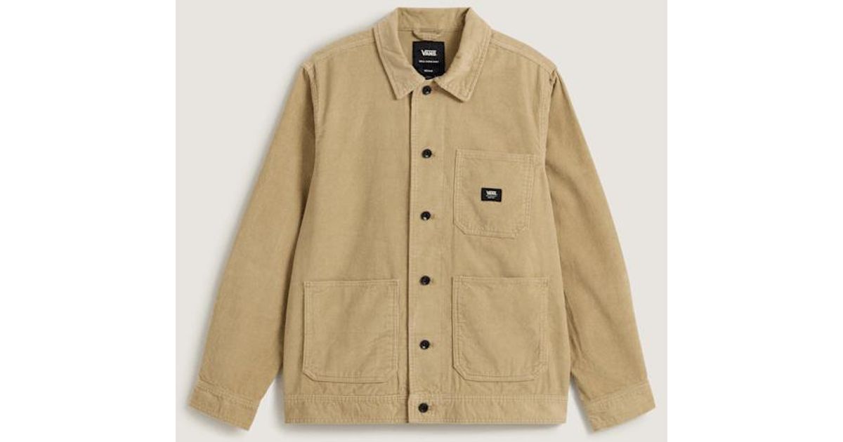 Vans Drill Chore Corduroy Jacket in Natural for Men | Lyst UK