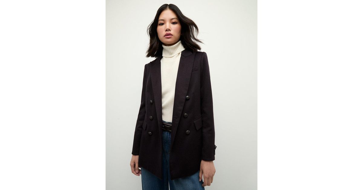 Veronica Beard Ellette Cashmere Dickey Jacket in Black | Lyst