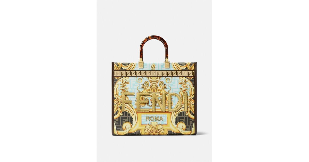 Versace Fendace Sunshine Tote Bag | Lyst