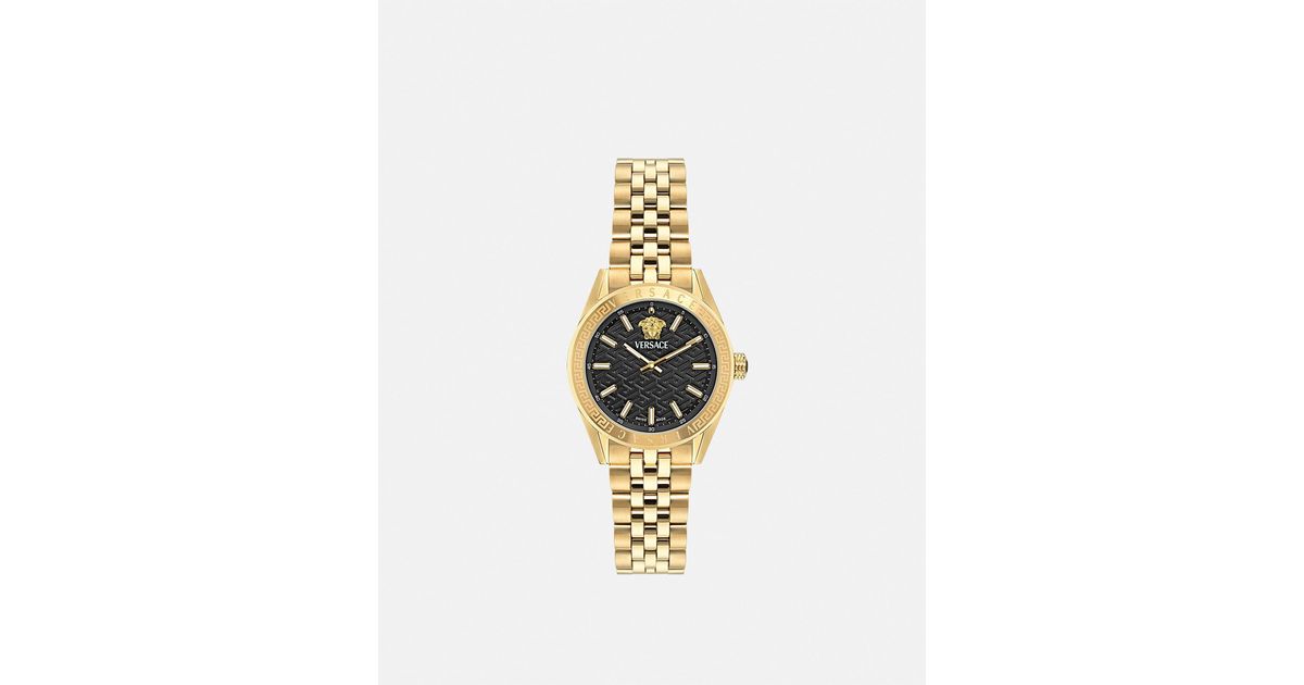 Versace V-code Lady Watch in Metallic | Lyst