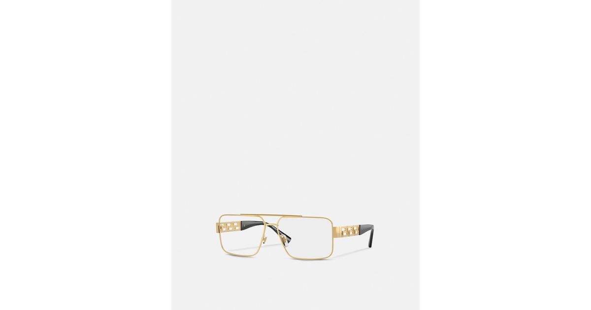 Versace Greca Navigator Glasses in Natural for Men | Lyst UK