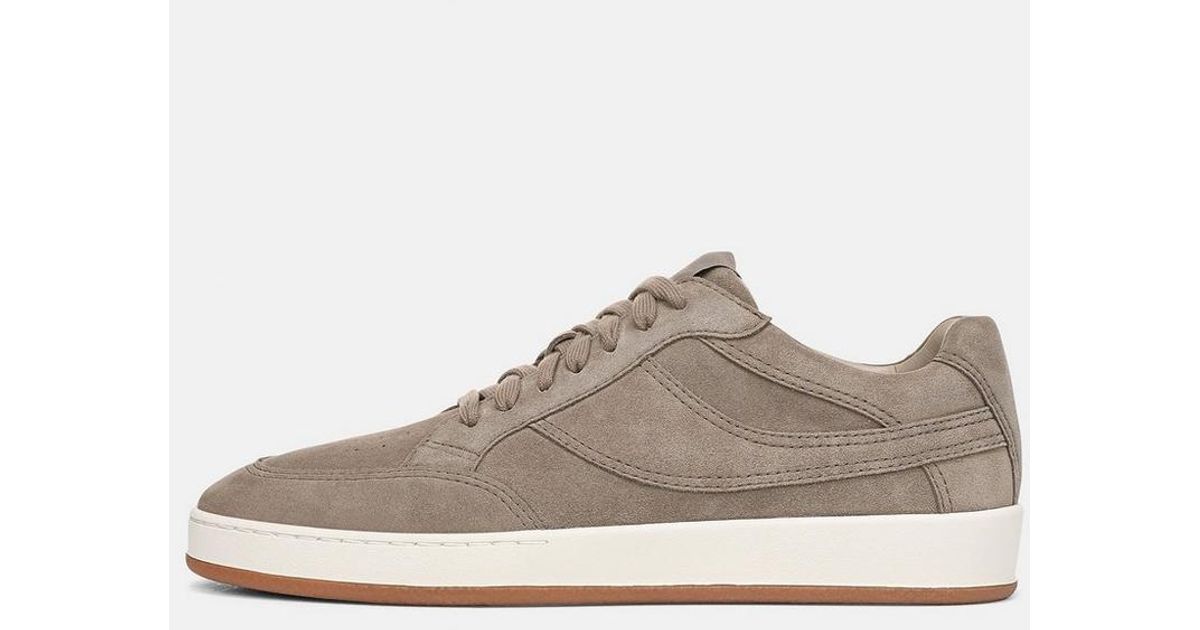 Vince Pacifico Suede Sneaker in White for Men | Lyst