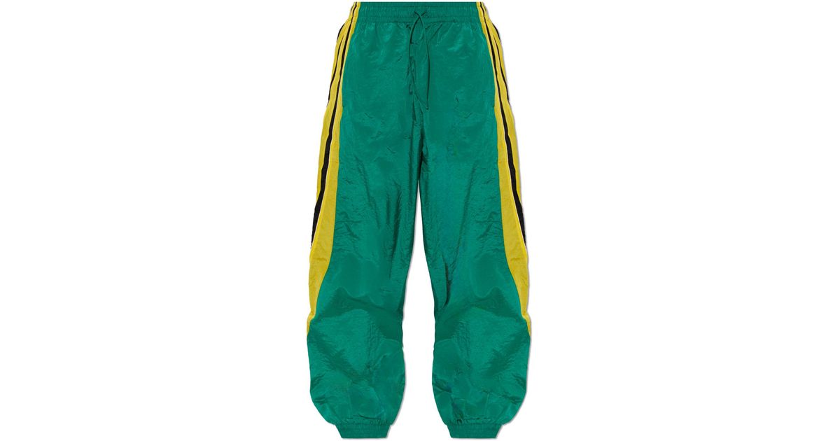 adidas Originals Sweatpants With Cuffs in Green | Lyst UK