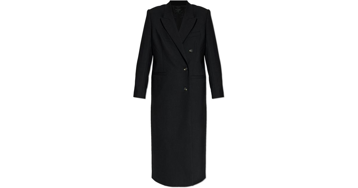Rag & Bone Single Back-Vent Coat in Black | Lyst UK