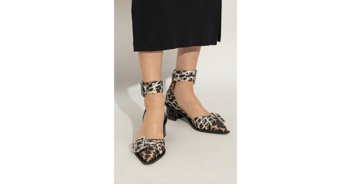 Ganni High Heel Shoes in Black | Lyst