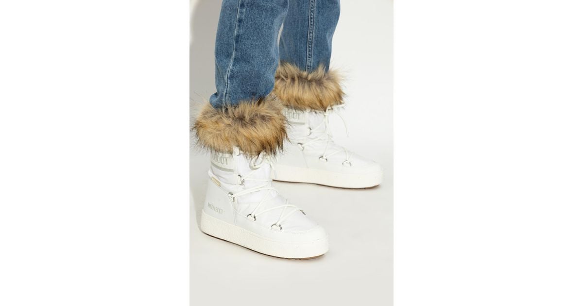 Moon Boot Snow Boots Ltrack Monaco Low in Blue | Lyst