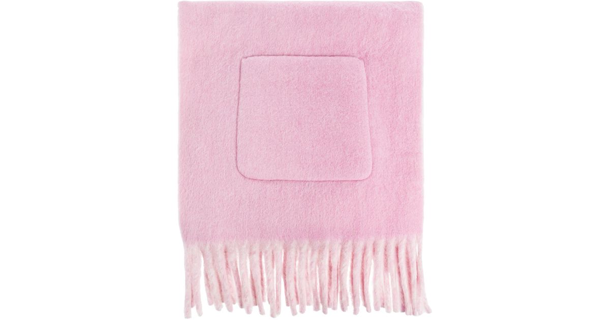 Burberry Scarf With Hood in Pink | Lyst UK