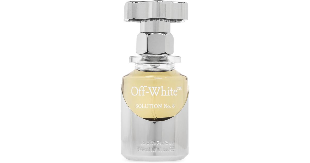 Off-White c/o Virgil Abloh Eau De Parfum 'Solution No.8' in Metallic ...