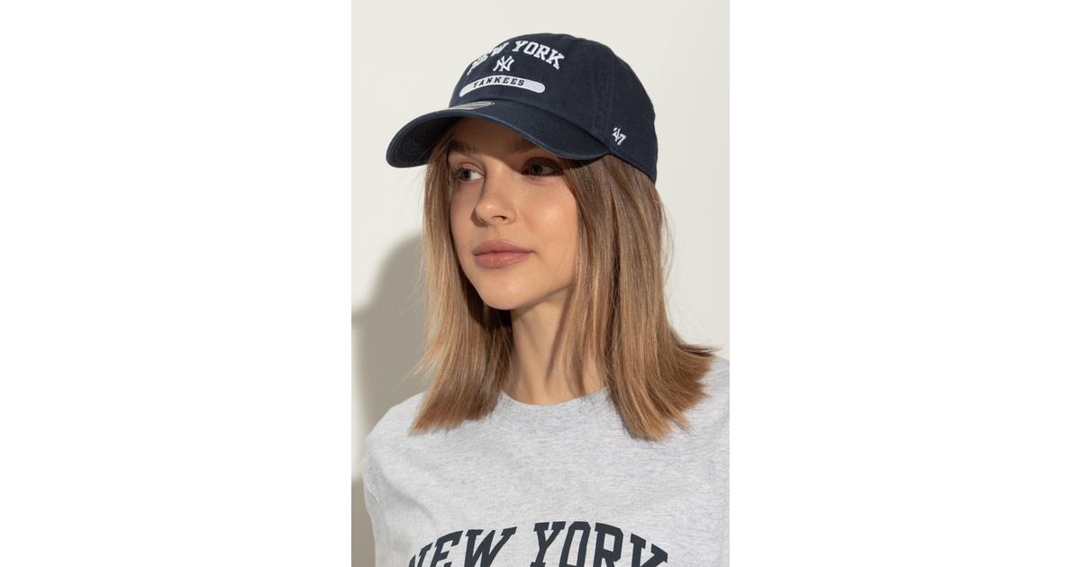 Sporty & Rich Cap From The 47 & The New York Yankees Collection in Blue ...
