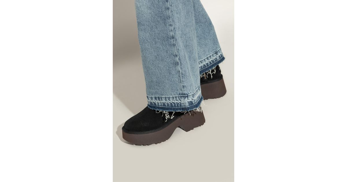 UGG Ankle Boots Classic Twin Seam New Heights in Blue | Lyst