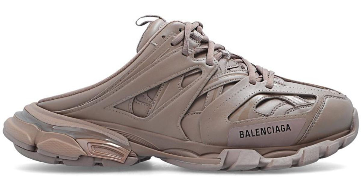 Balenciaga 'track Mule' Slides in Beige (Natural) for Men - Lyst