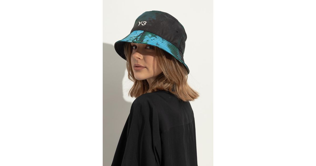 Y-3 Hat With Printed Logo in Black | Lyst