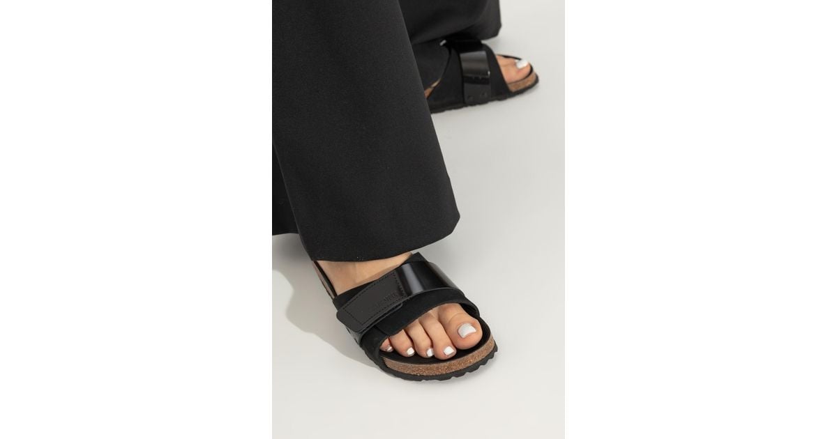 Birkenstock Slides Oita in Black | Lyst
