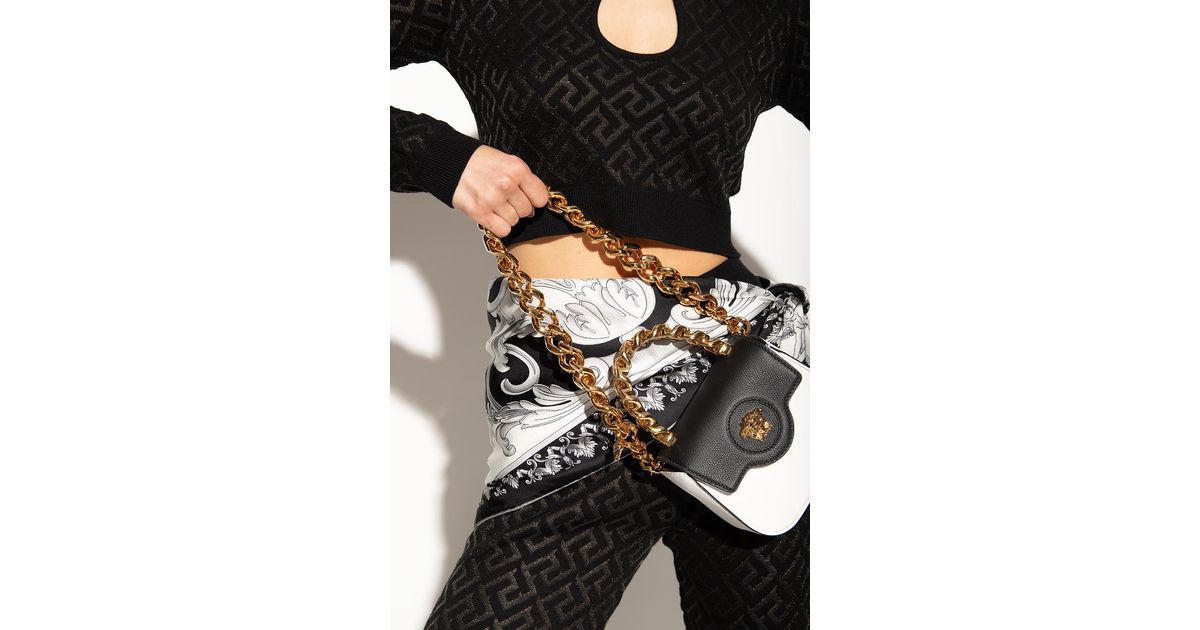 Versace Bag Chain Strap in Metallic | Lyst
