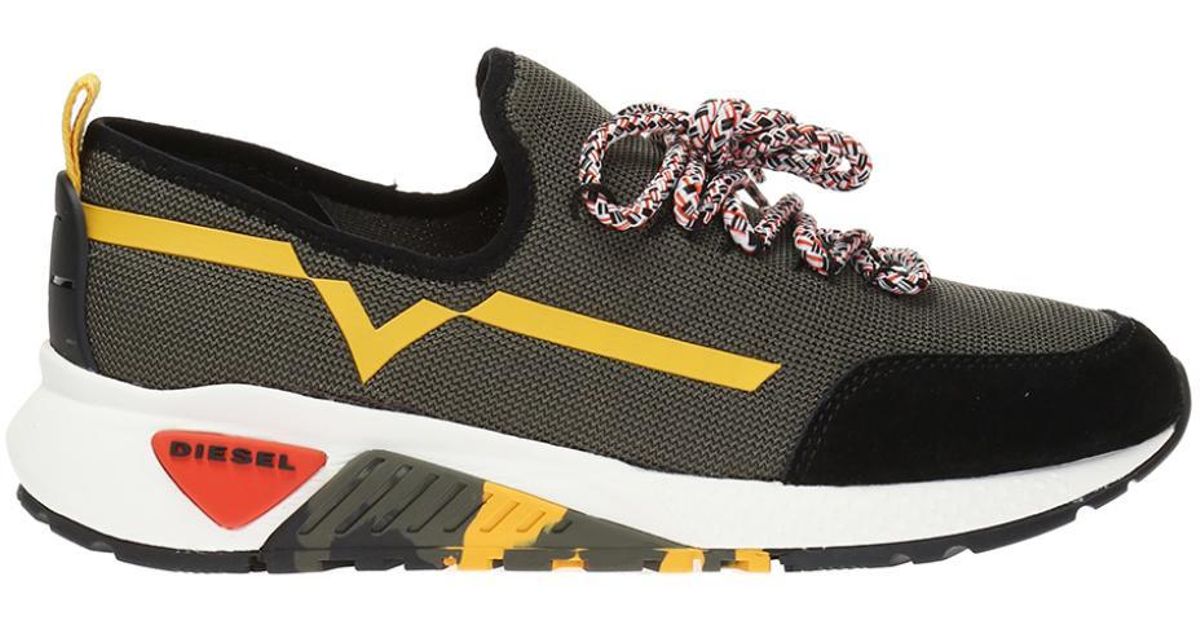 DIESEL Rubber S-kby' Sport Shoes in Black for Men - Lyst