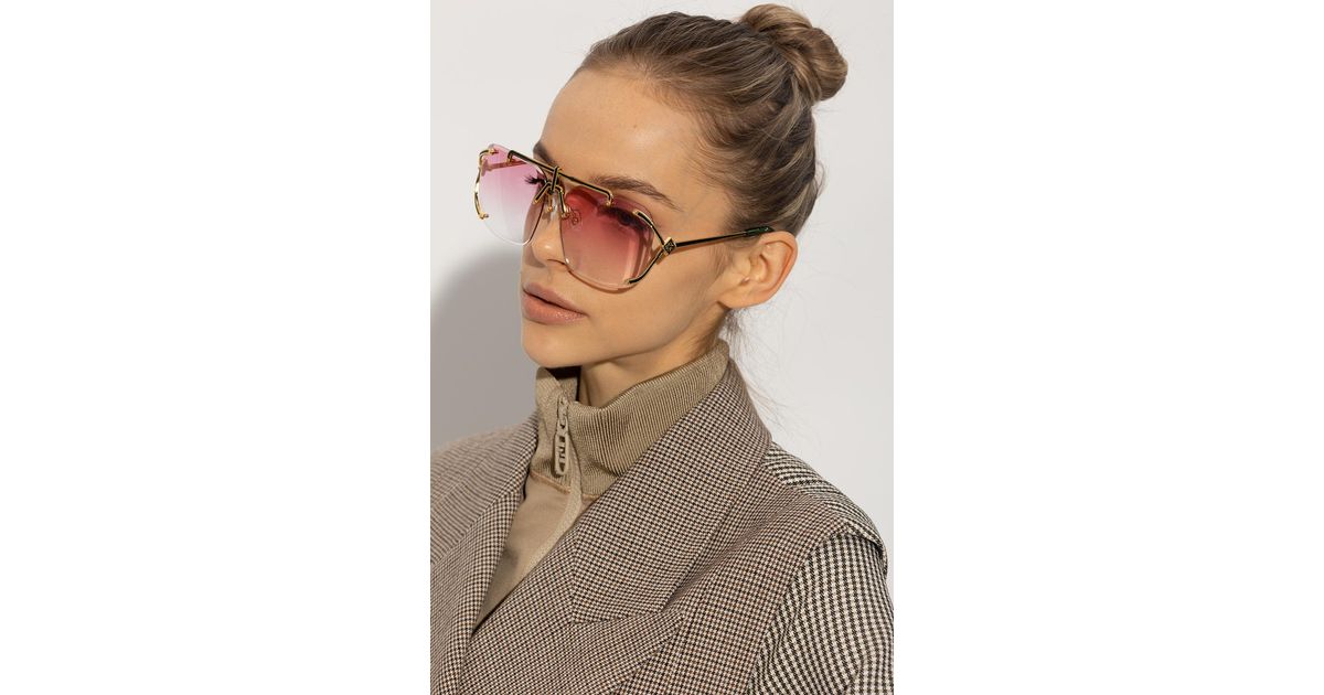 CASABLANCA Sunglasses in Brown | Lyst CASABLANCA Sunglasses in Brown | Lyst