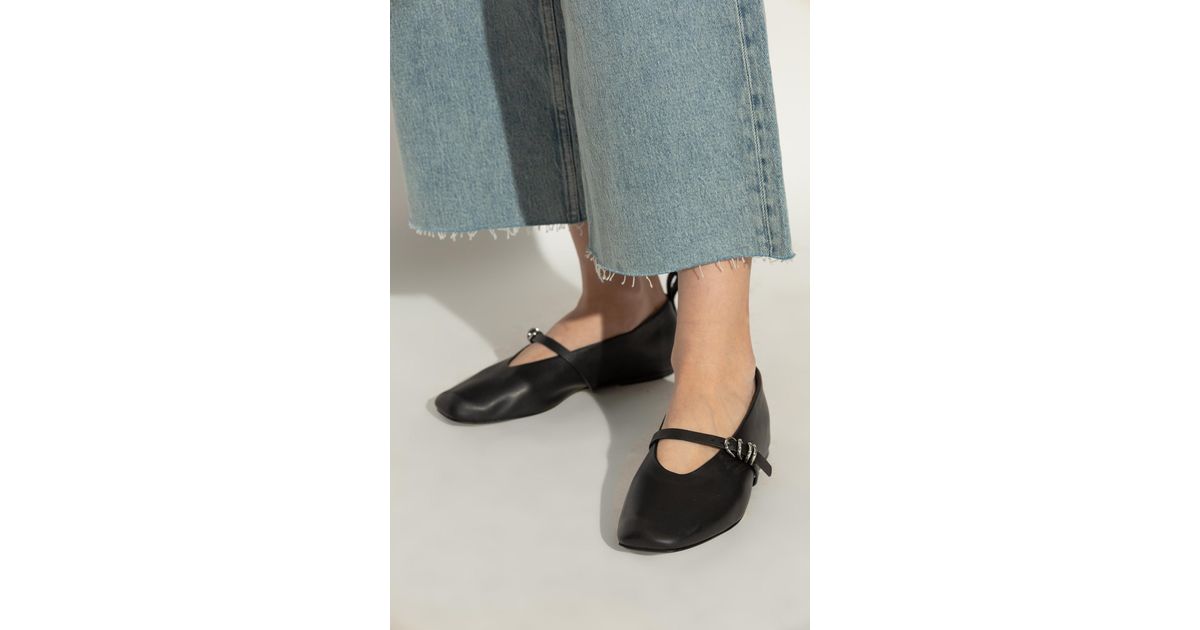 Rag & Bone Ballet Flats Spire Mary Jane in Gray | Lyst