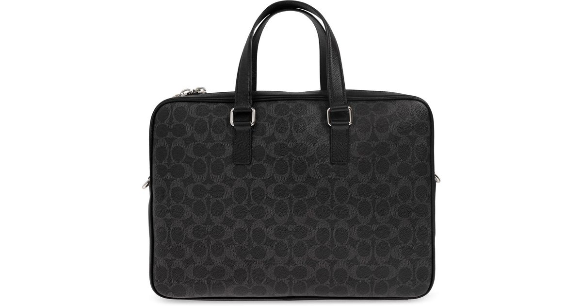 COACH Briefcase 'Caden' in Black for Men | Lyst UK
