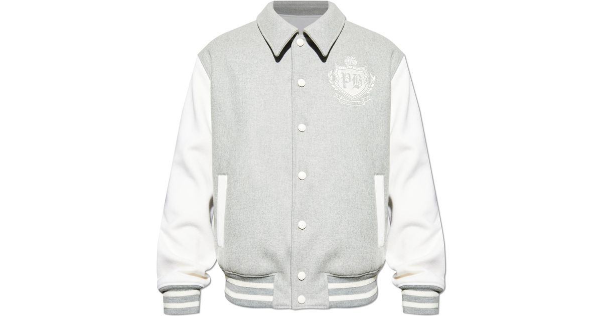 Balmain Wool Jacket in Grey for Men | Lyst UK