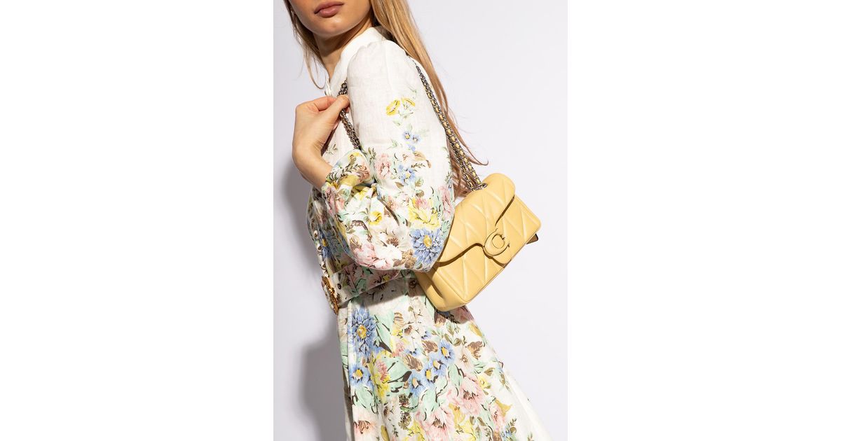 COACH 'tabby 20' Shoulder Bag, in Metallic | Lyst