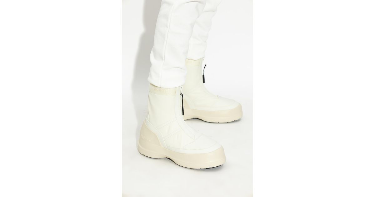 Moon Boot Snow Boots Mb Luna Zip in White | Lyst