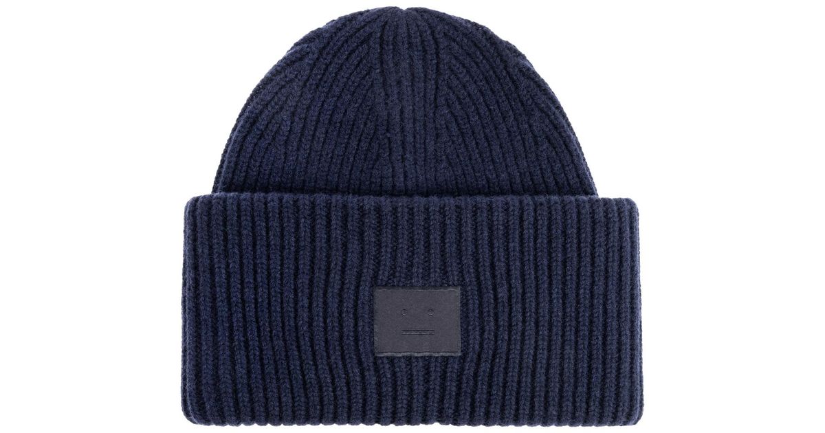 Acne Studios Cap With Logo Patch in Blue | Lyst UK