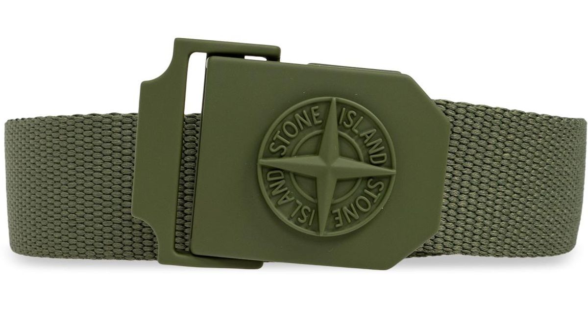 Stone Island Belt With Logo in Green for Men | Lyst UK