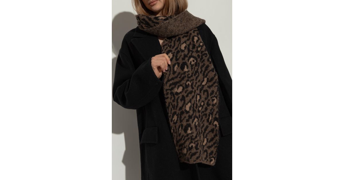 A.P.C. Scarf Tom in Black | Lyst