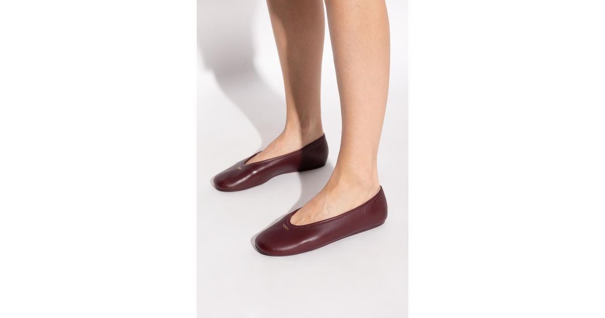COACH Ballet Flats 'Houston' in Red | Lyst