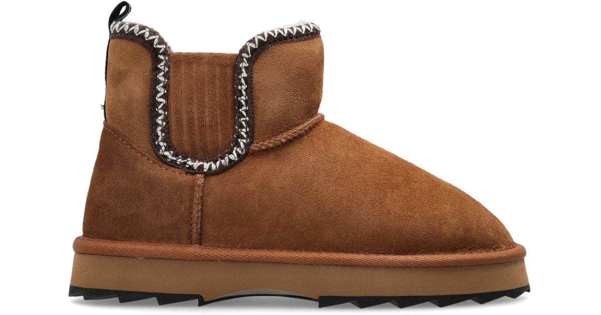 EMU 'Higgie' Snow Boots in Brown | Lyst Canada