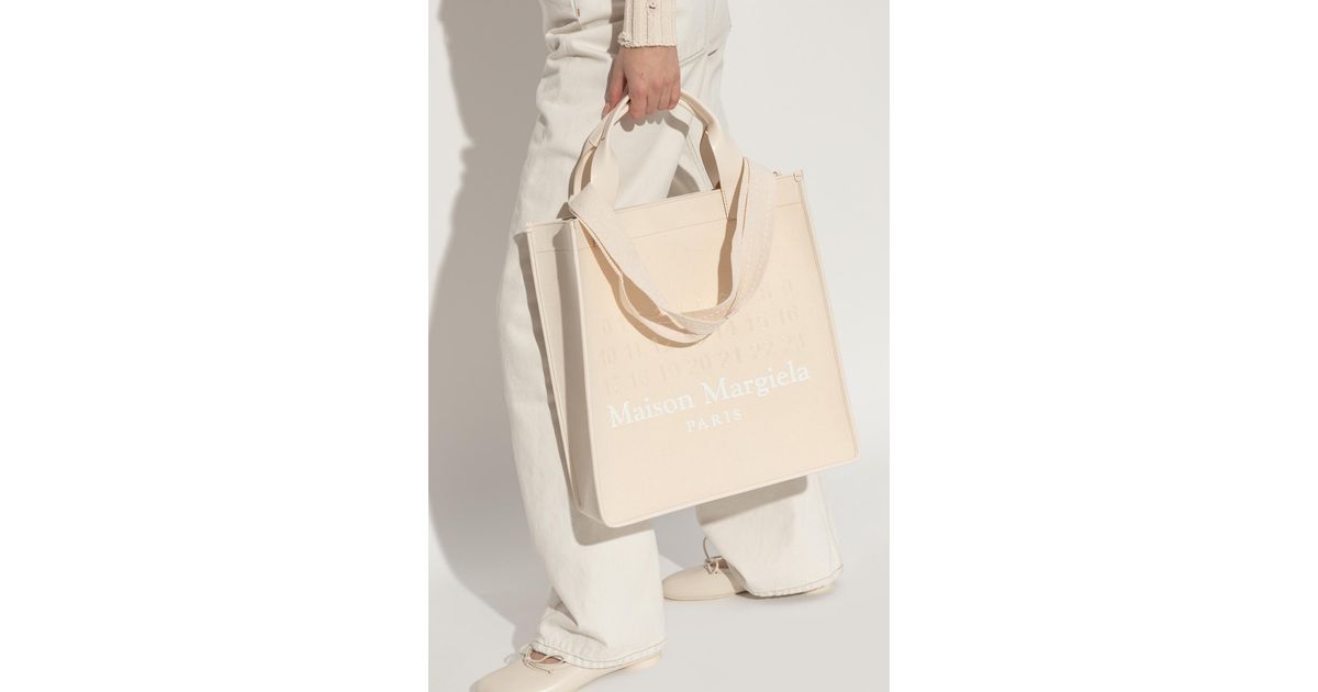 Maison Margiela Shopper Bag in Natural | Lyst