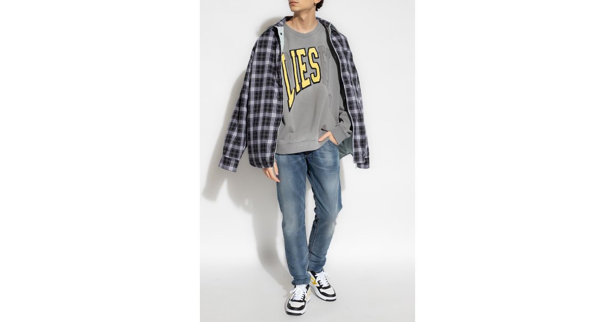 DIESEL 'Krooley-E-Ne' Jeans in Blue for Men | Lyst