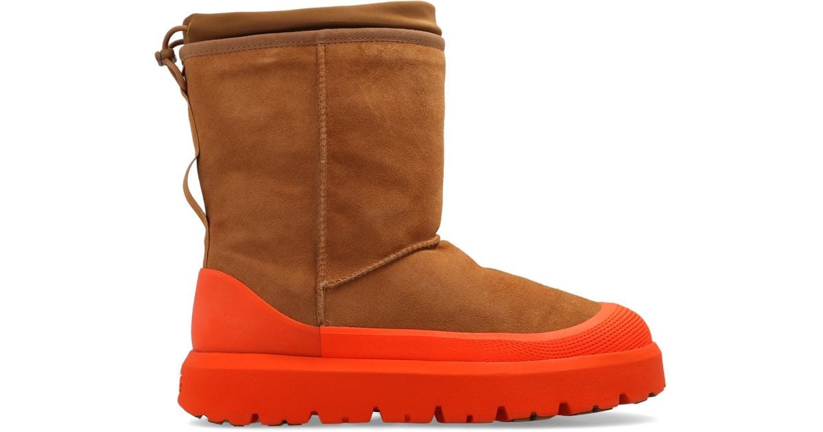 UGG 'classic Short Weather Hybrid' Snow Boots, in Brown for Men | Lyst