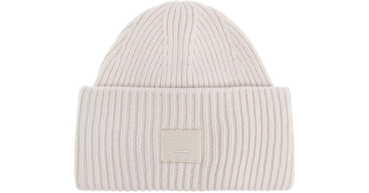 Acne Studios Cap With Logo Patch in White | Lyst UK
