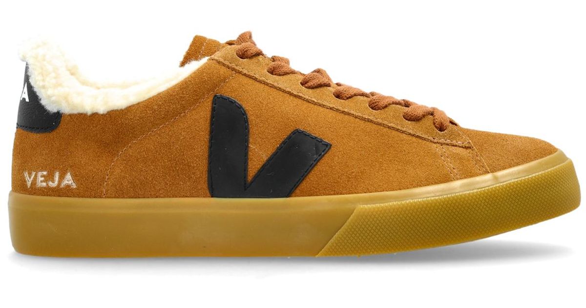 Veja "Campo Winter Suede" Sports Shoes in Brown | Lyst UK