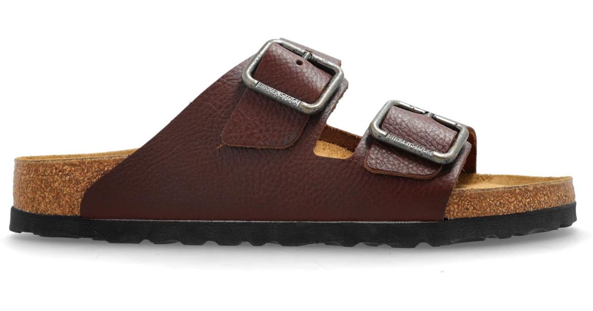 Birkenstock Slides "Arizona Wire Buckle" in Brown for Men | Lyst UK