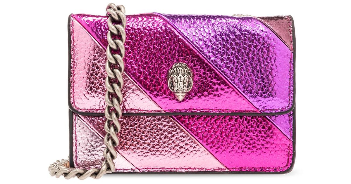 Kurt Geiger 'kensington Micro' Shoulder Bag, in Purple | Lyst