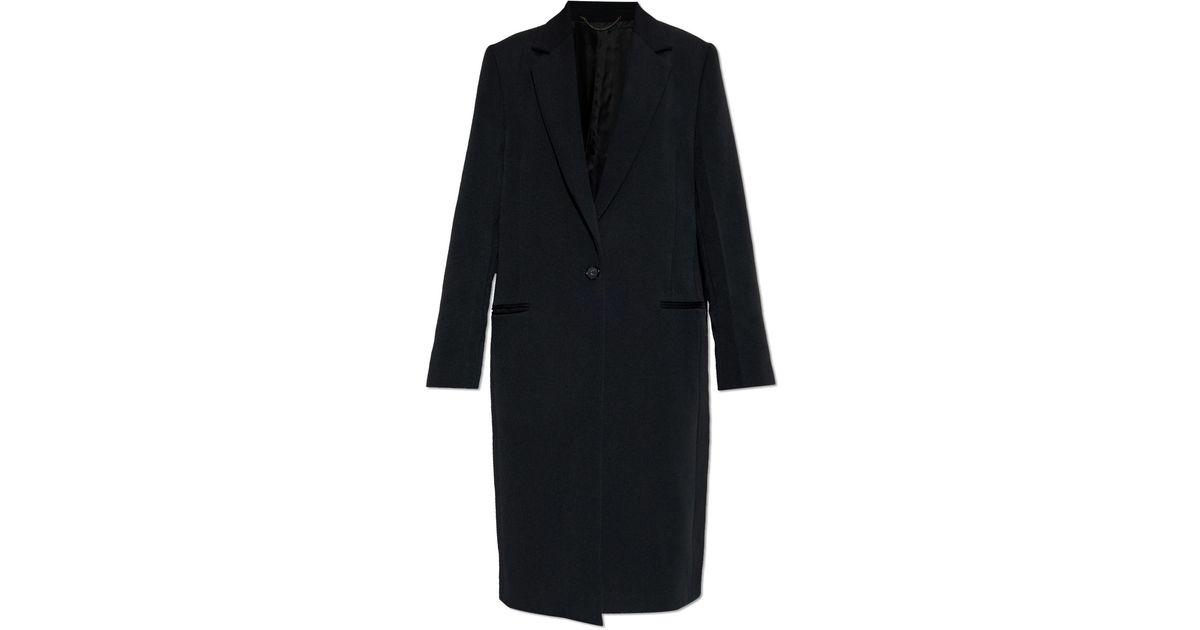 TOTEME Single-Vent Coat in Black | Lyst UK