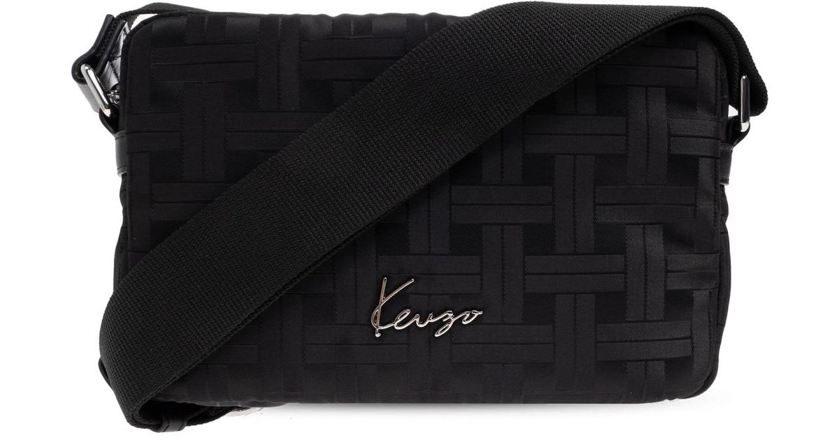 KENZO Shoulder Bag With Logo in Black for Men | Lyst UK