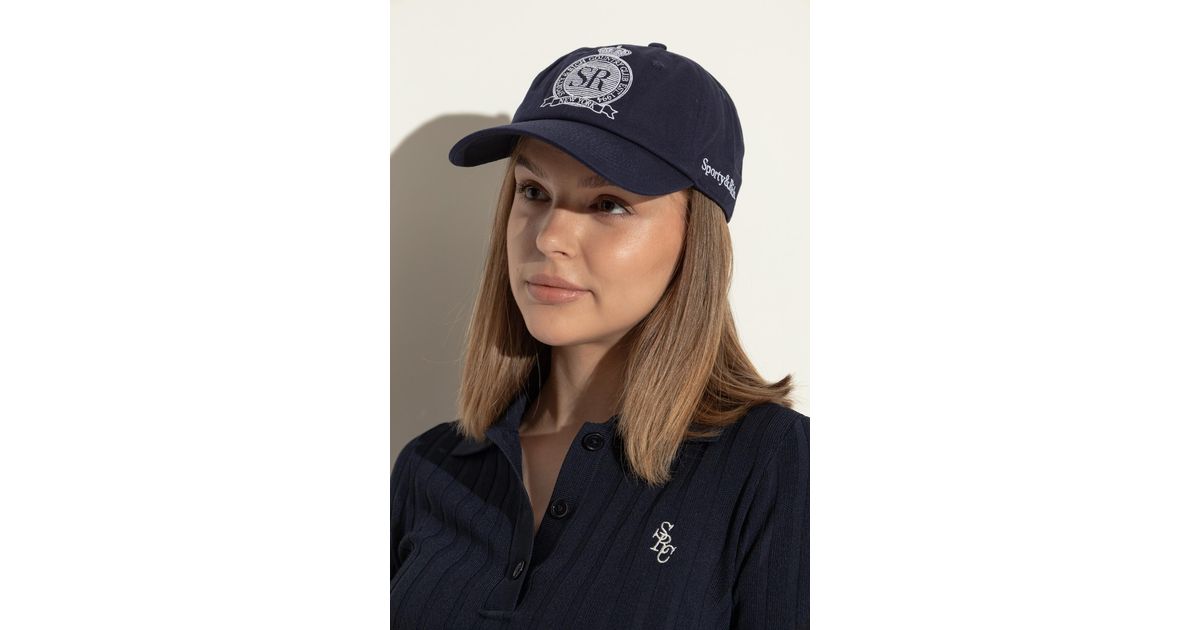 Sporty & Rich Cap From The "Riviera" Collection in Blue | Lyst