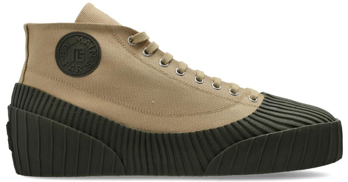 Balmain Sports Shoes 'Riff Low' in Natural for Men | Lyst UK