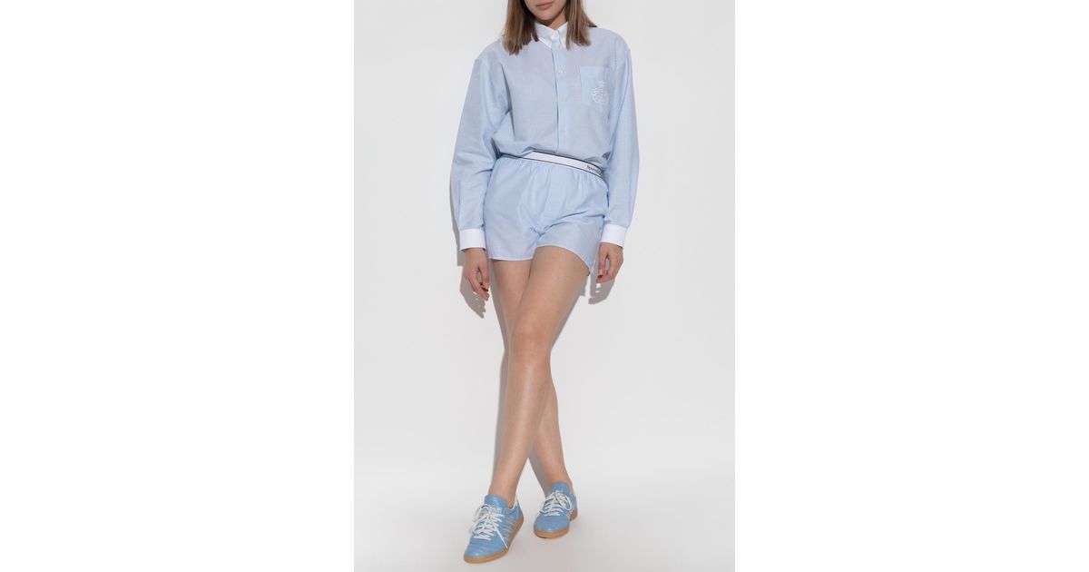 Sporty & Rich Shirt From The 'Riviera' Collection in Blue | Lyst