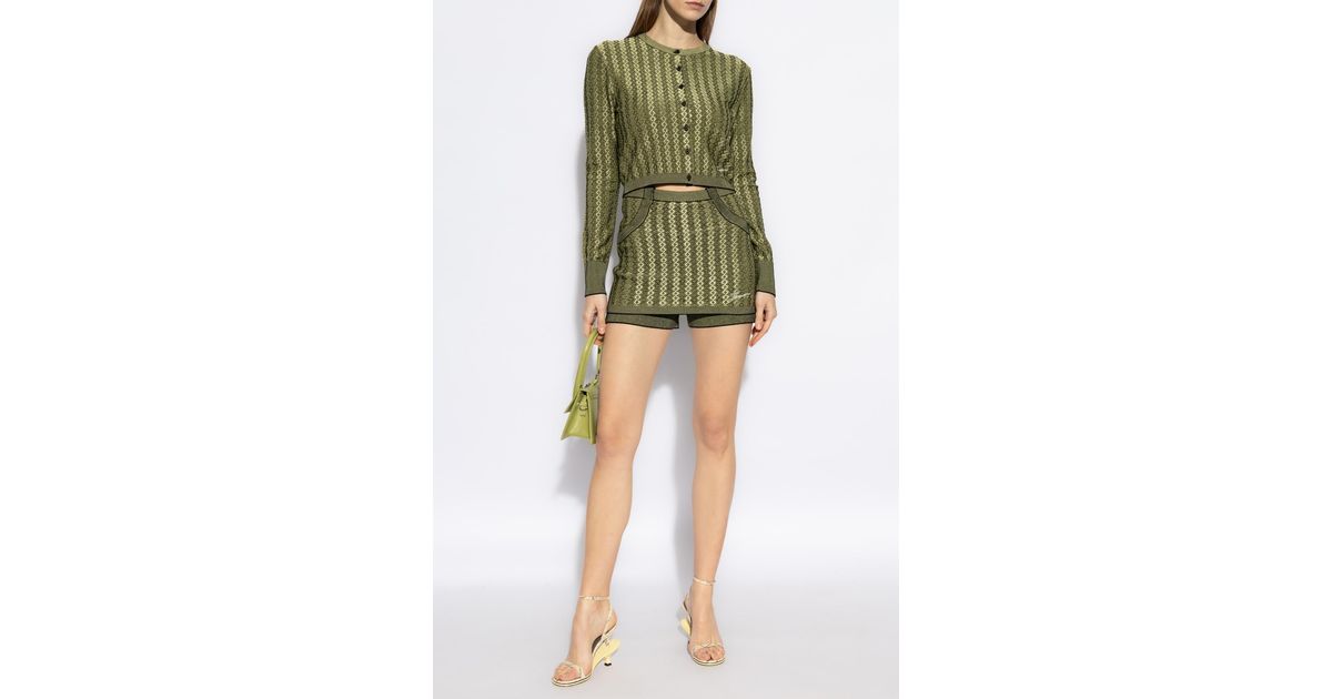 Jacquemus 'Marino' Cardigan in Green | Lyst