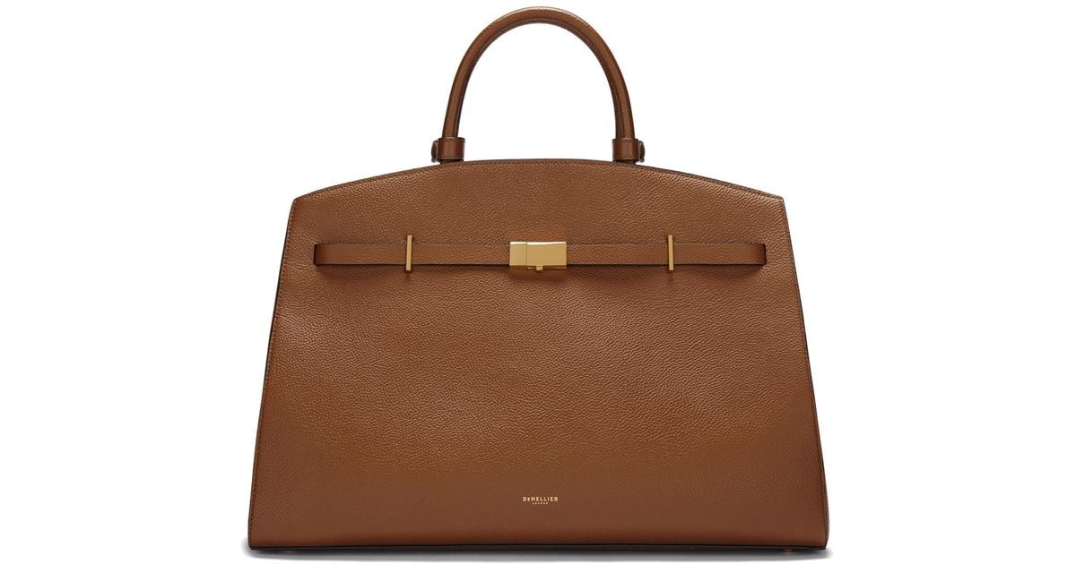 DeMellier London Handbag Hudson in Brown | Lyst UK