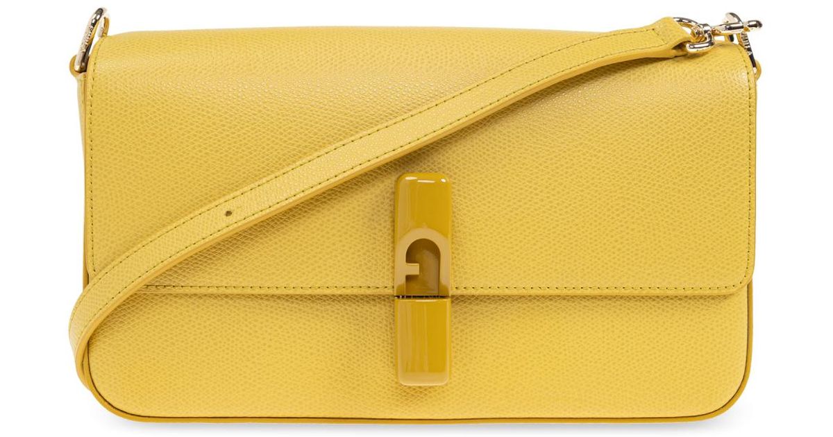 Furla Shoulder Bag "Iride Small" in Yellow | Lyst UK